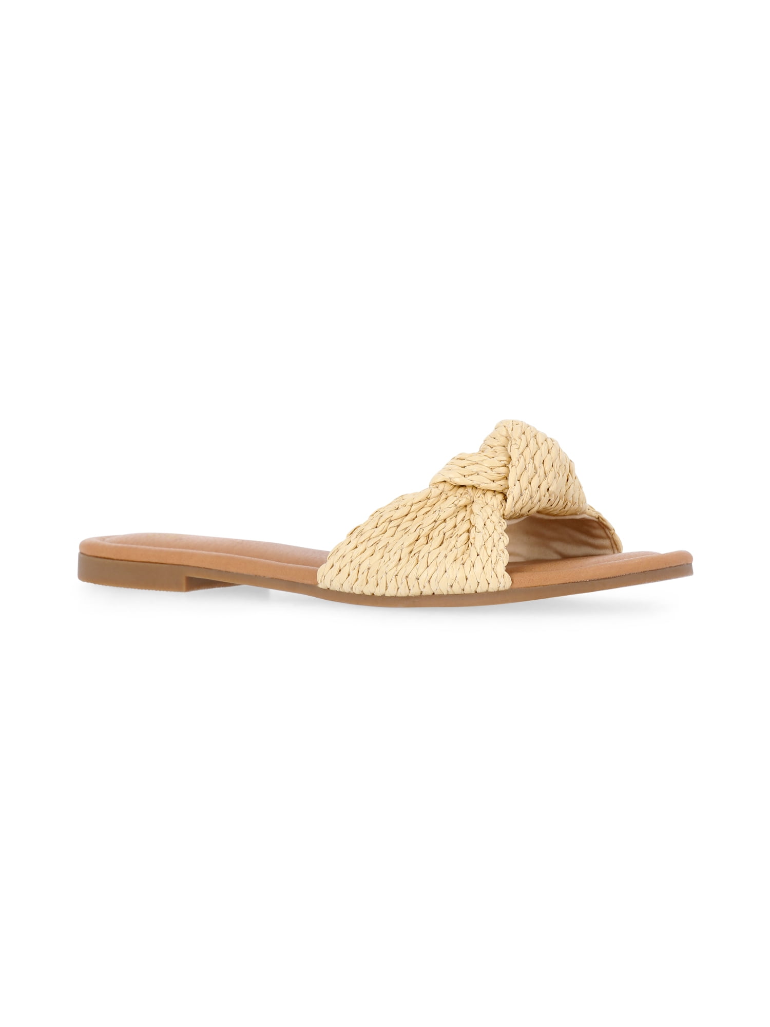 Time and Tru Women's Knot Slide Sandals - Walmart.com