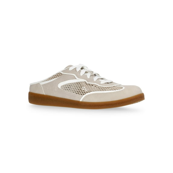 Time and Tru Women's Lace Up Mesh Mule Sneakers - Walmart.com