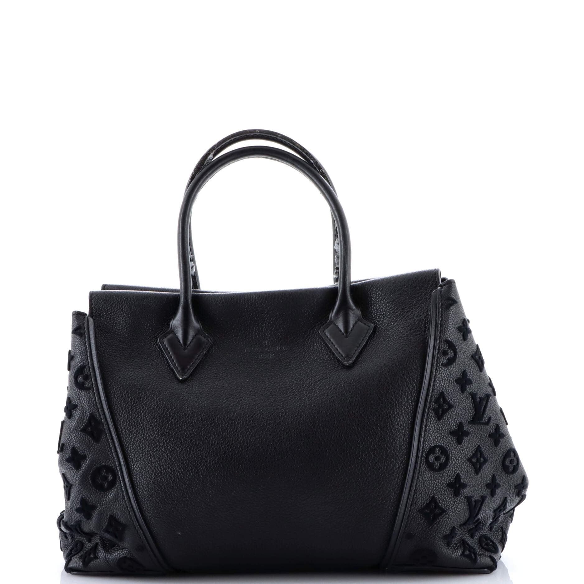 Pre-Owned W Tote Monogram Tuffetage Leather PM By Rebag - Walmart.com