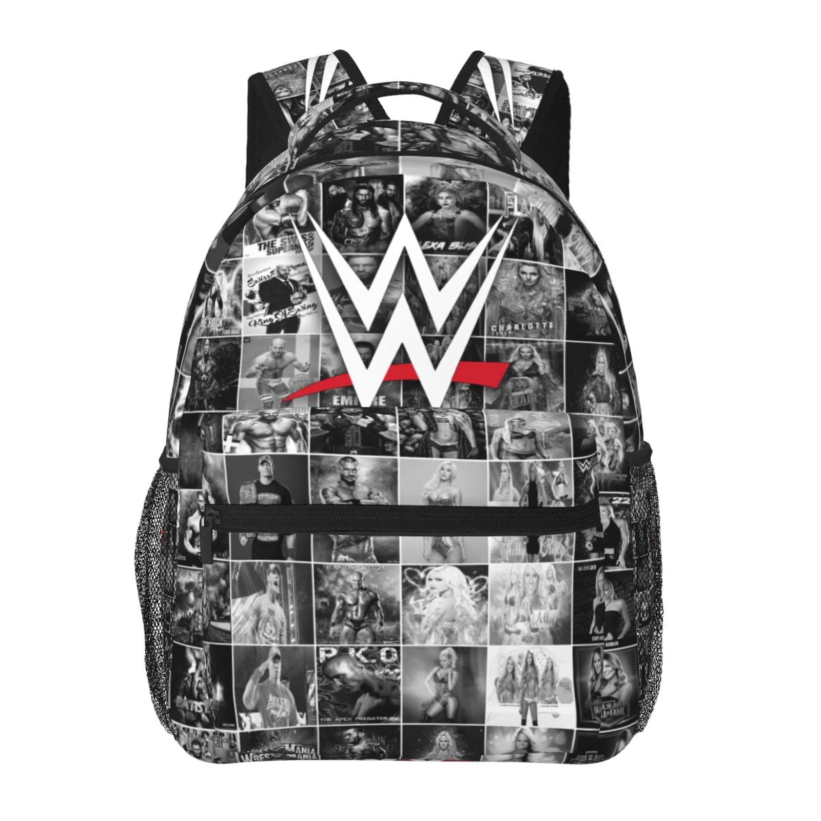 W-W-E Backpack, Durable College Backpack, Travel Daypack, Water ...