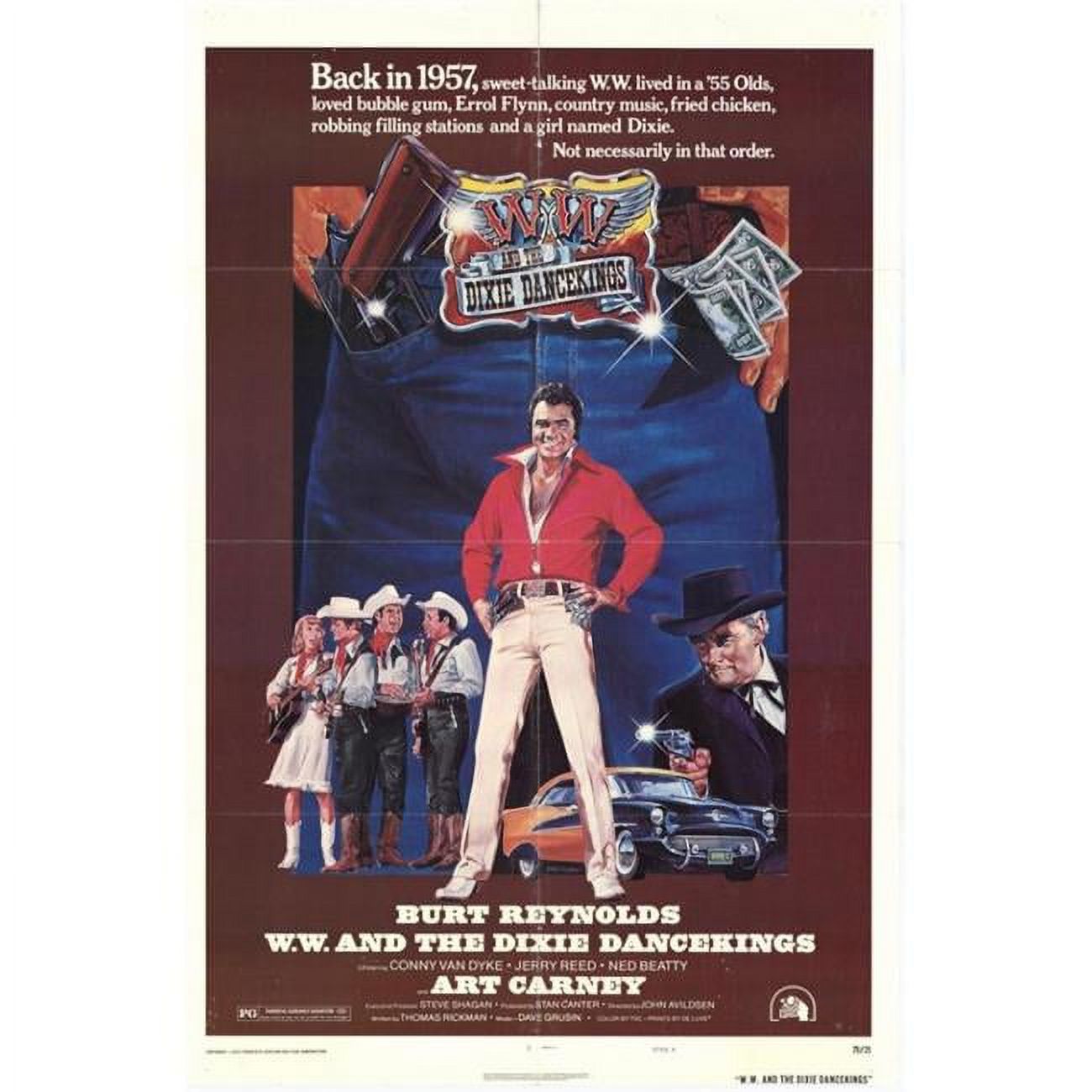 W W and the Dixie Dancekings Movie Poster Print (27 x 40) - Walmart.com