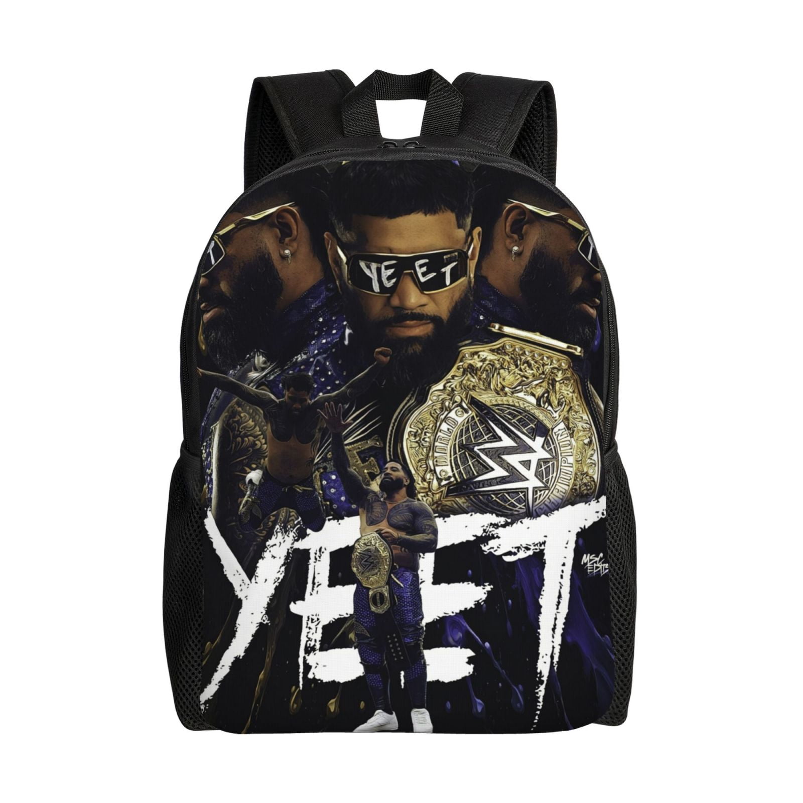 W-We Jey Uso Backpack With Laptop Compartment, Lightweight Durable ...