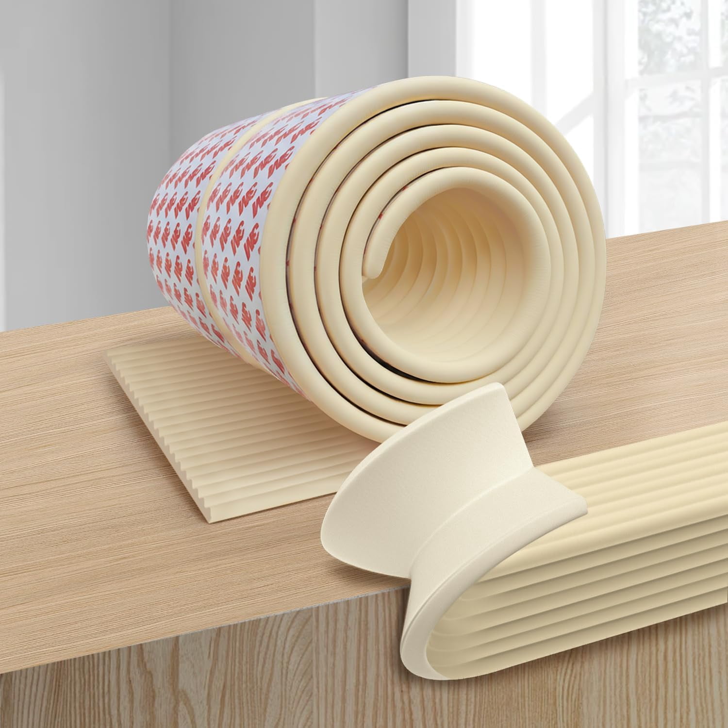 W Wide Ed Protector Strip Extra Thick Baby Proofing Bumper Guard with ...