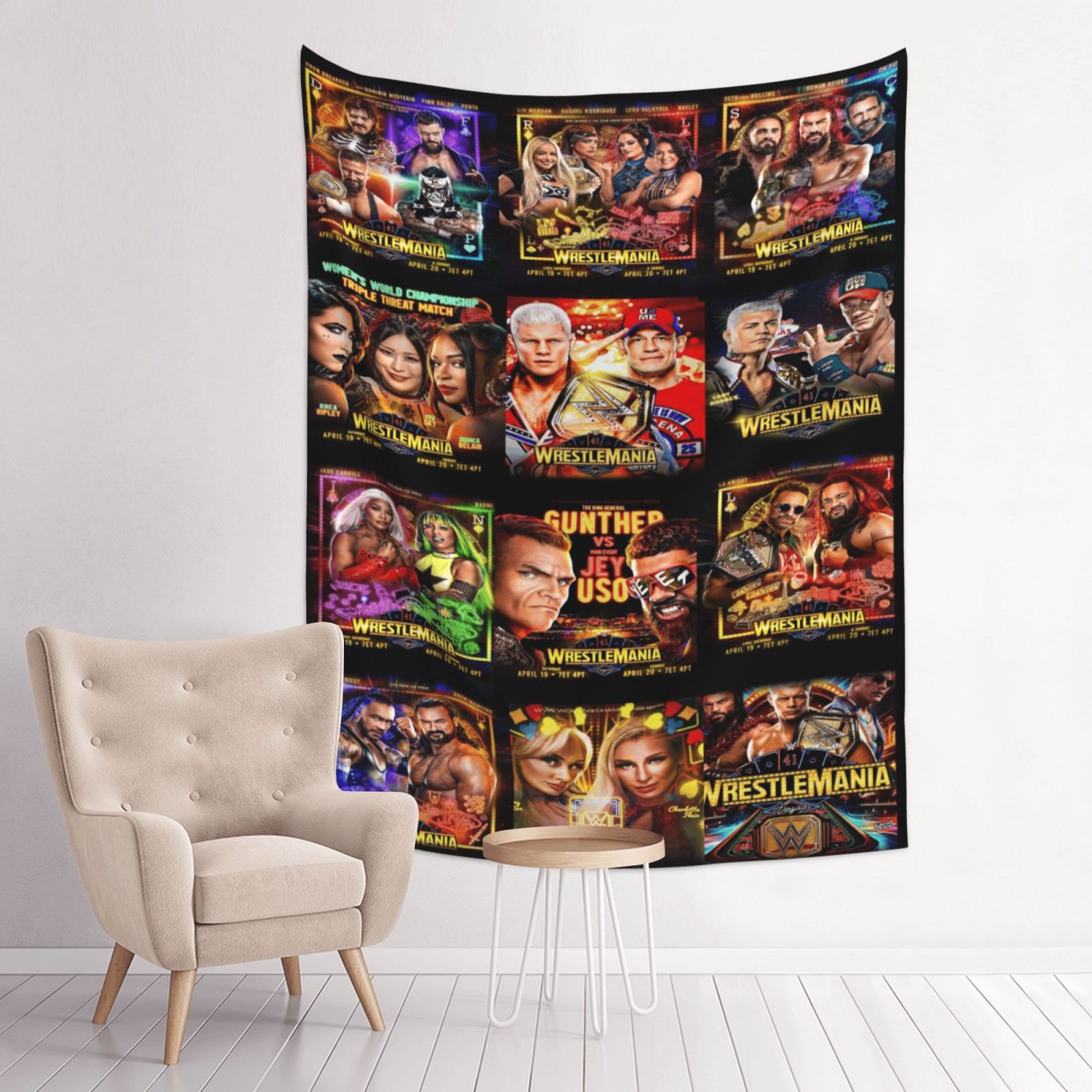 W Wres-Tler We Wall Tapestry Poster For Bedroom Aesthetics Funny Room ...