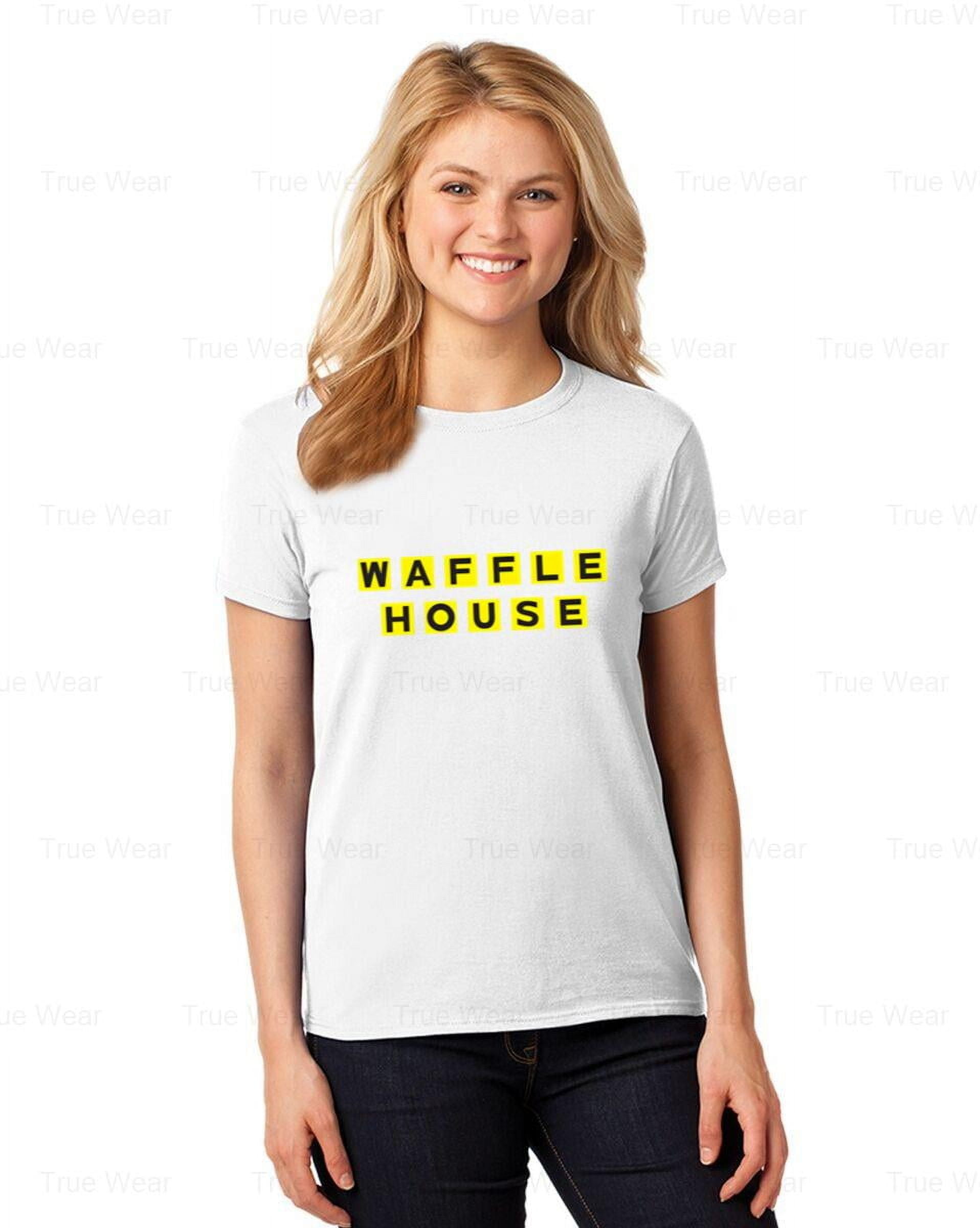 WéarCLOTHING Waffle House Restaurant Logo T-Shirt Black, Sport Grey ...
