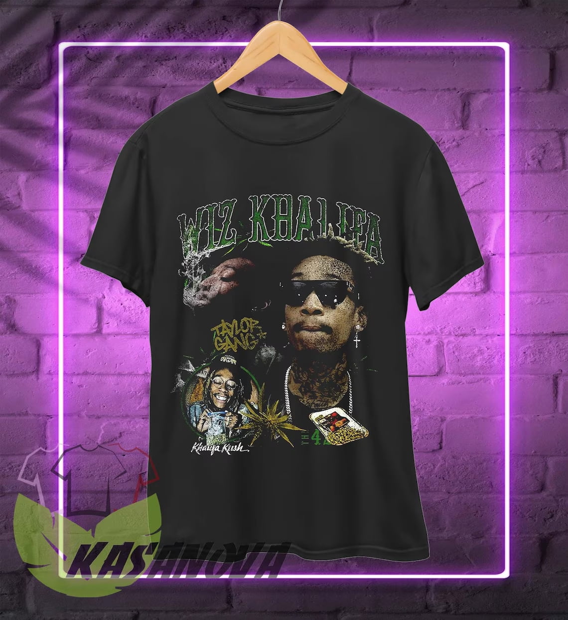 W.i.z Kha.li.fa 2025 tour unisex shirt music tee - Walmart.com