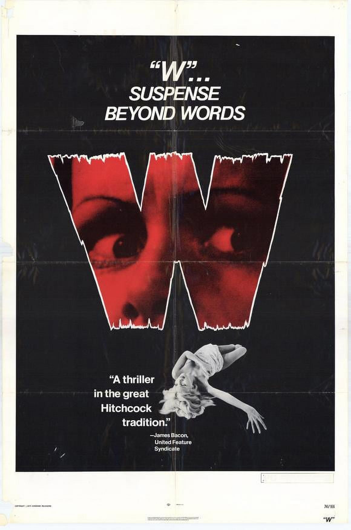 W - movie POSTER (Style A) (11" x 17") (1974) - Walmart.com