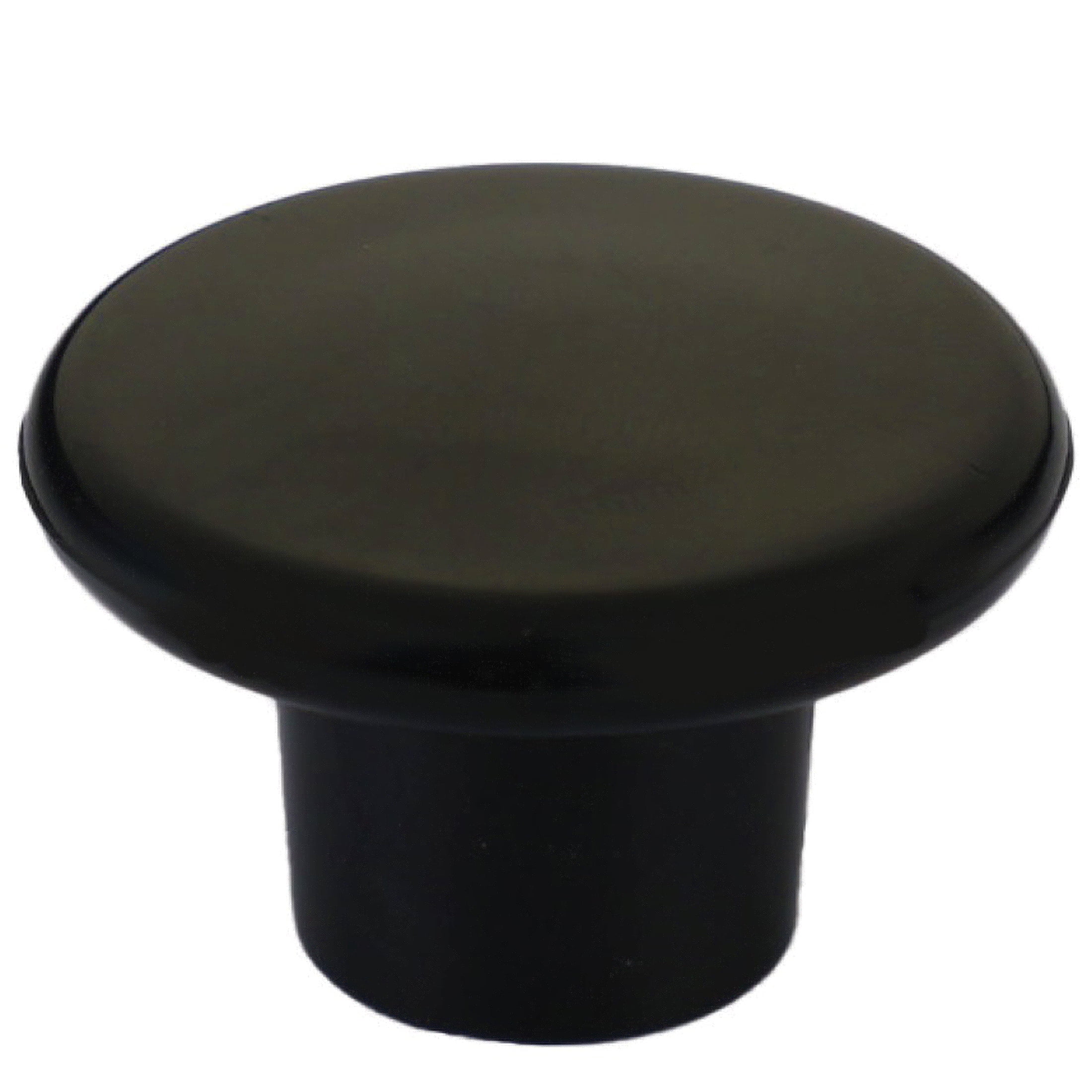Würth Black Plastic Round Mushroom Knob, 1 Pack - Walmart.com