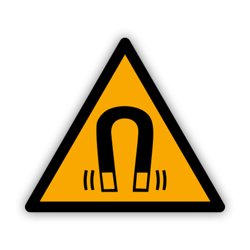 W006 - Magnetic Field Sticker Decal - Self Adhesive Vinyl ...