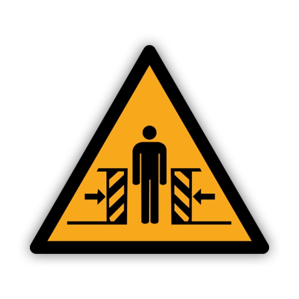W019 - Crushing By Moving Parts Sticker Decal - Self Adhesive Vinyl ...