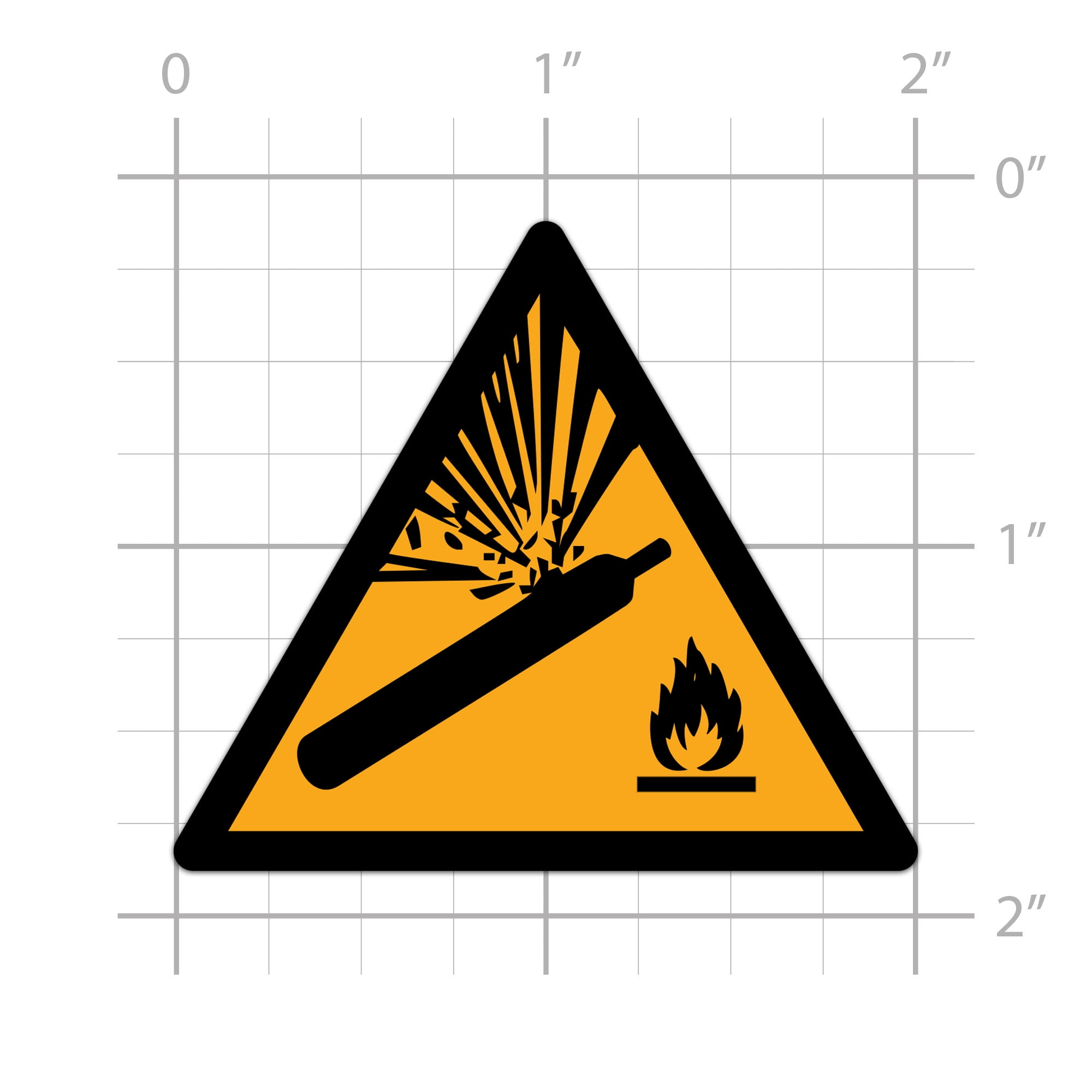 W029 - Pressurized Cylinder Sticker for water bottle phone tumbler hard ...