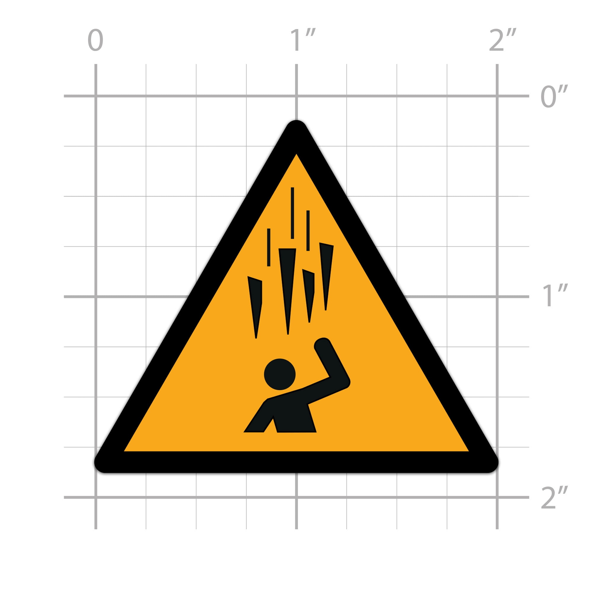 W039 - Falling Ice Spikes Sticker for water bottle phone tumbler hard ...