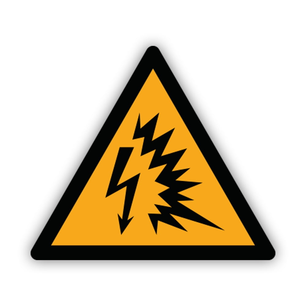 W042 - Arc Flash Hazard Sticker Decal - Self Adhesive Vinyl ...
