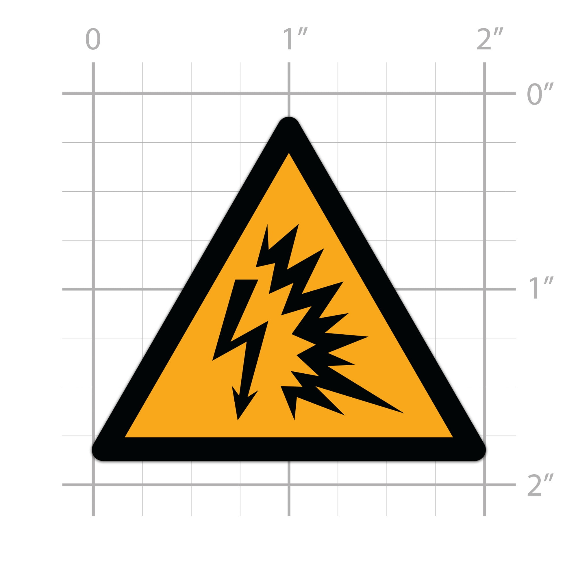 W042 - Arc Flash Hazard Sticker for water bottle phone tumbler hard ...
