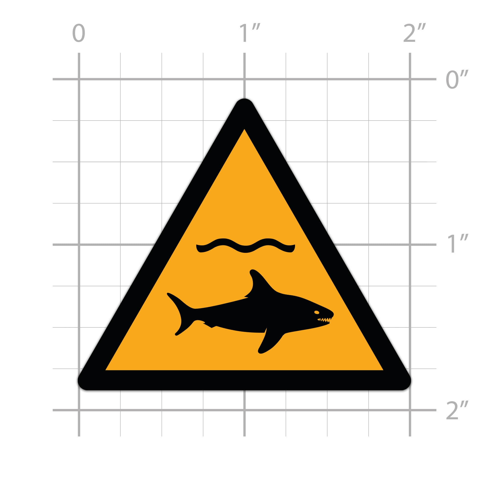 W054 - Sharks Sticker for water bottle phone tumbler hard hatiso 7010 ...