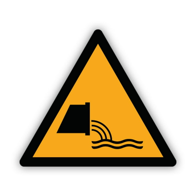W055 - Sewage Effluent Outfall Sticker Decal - Self Adhesive Vinyl ...