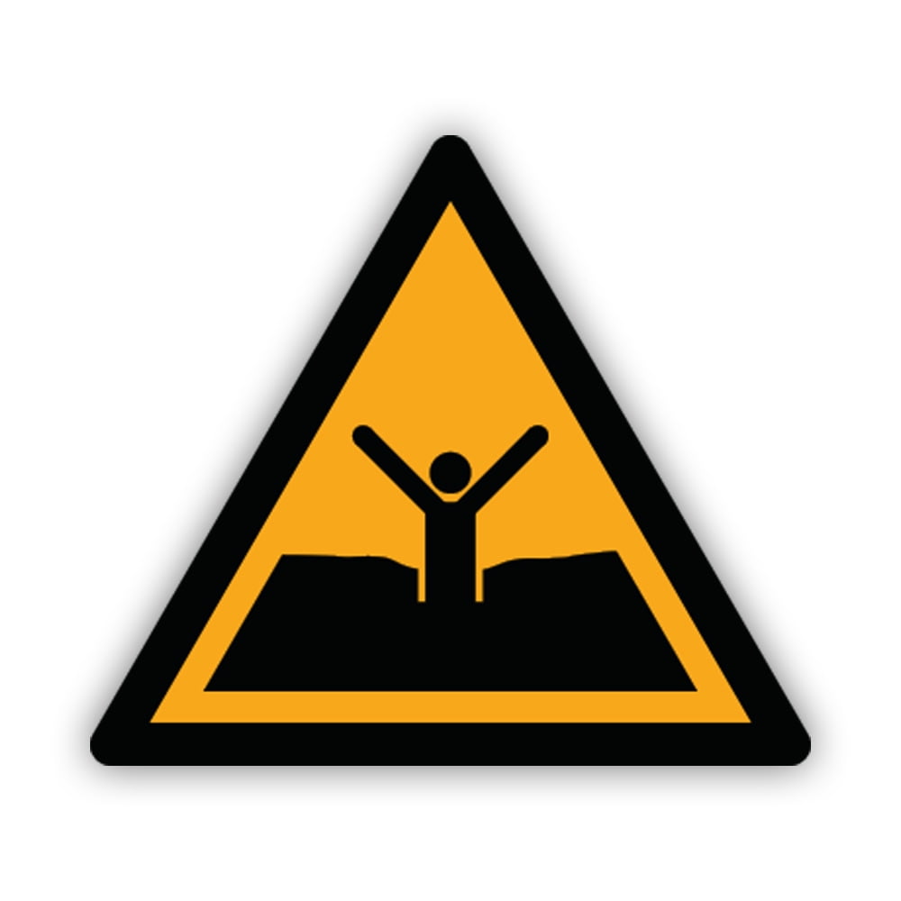 W061 - Quicksand, Mud, Deep Mud, Or Silt Sticker Decal - Self Adhesive ...