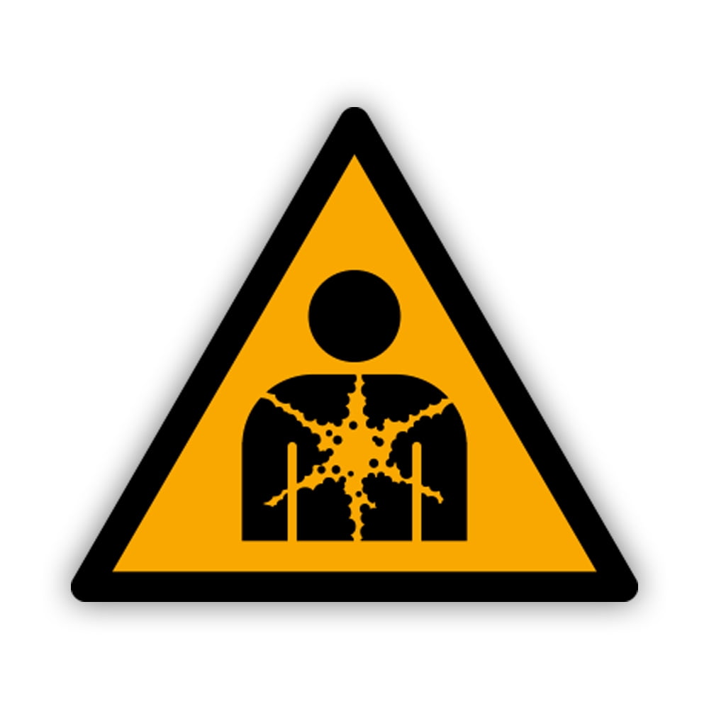 W071 - Substance Or Mixture Presenting A Health Hazard Sticker Decal ...