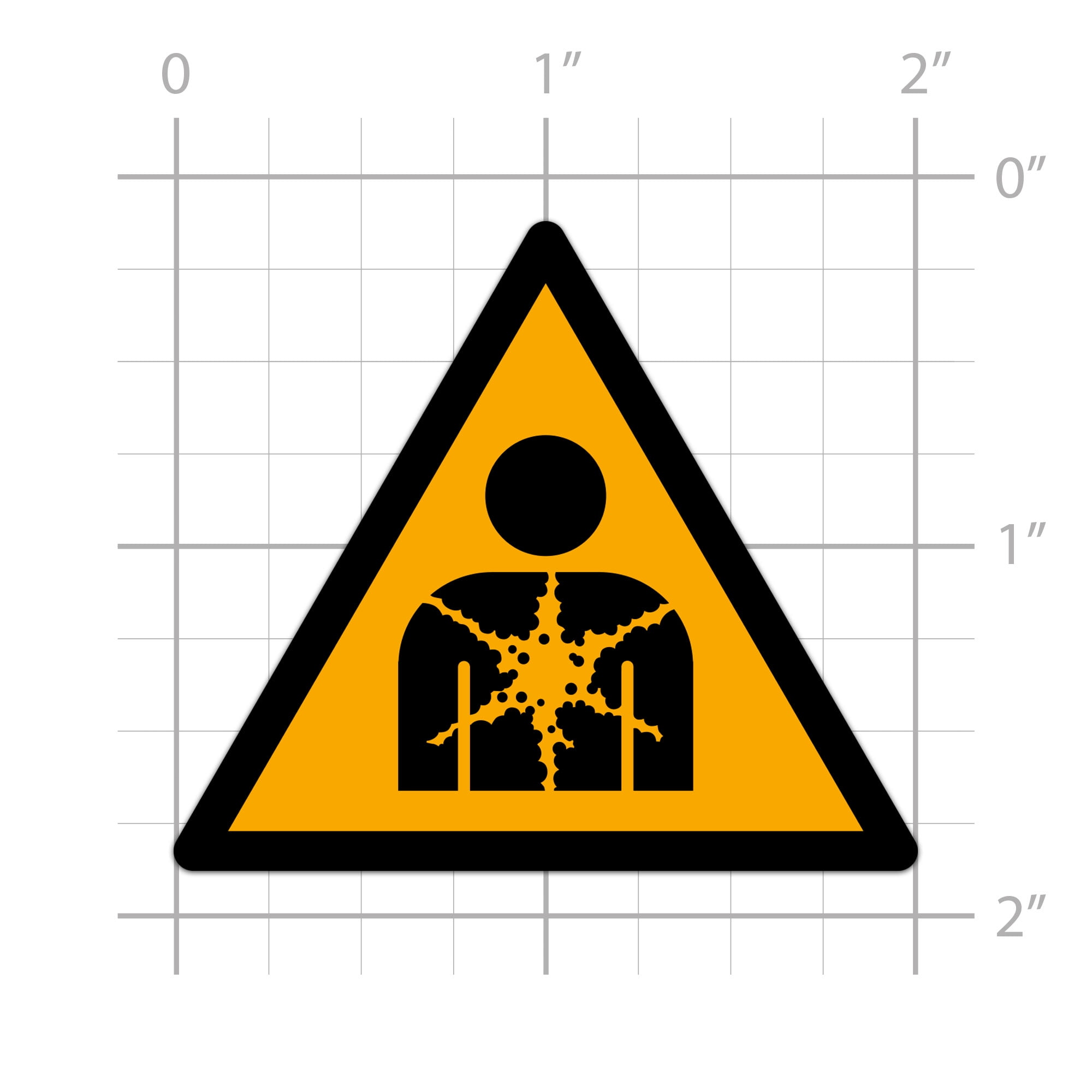 W071 - Substance Or Mixture Presenting A Health Hazard Sticker for ...