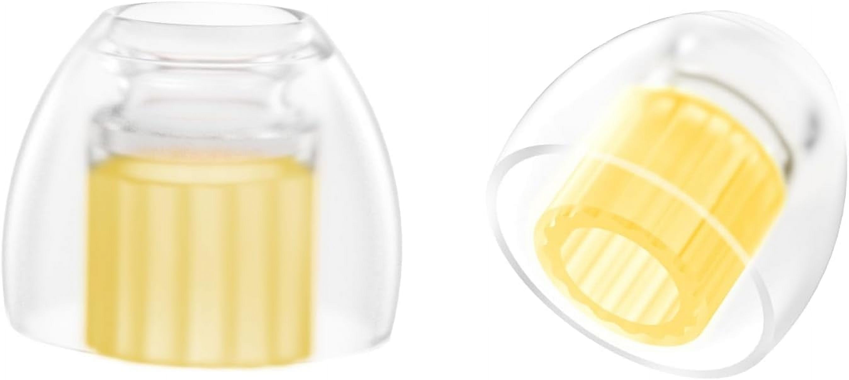 W1 for IEM - SS - Patented Medical-Grade Silicone Ear Tips, Double W ...