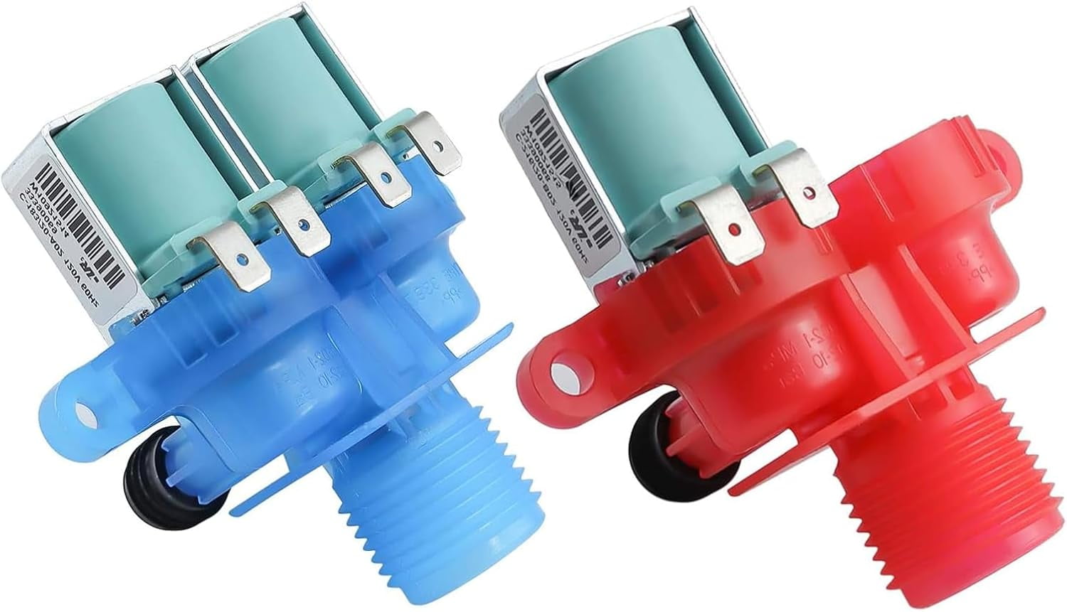 W10240949 Washer Cold Water Inlet Valve W10240948 Washer Hot Water ...