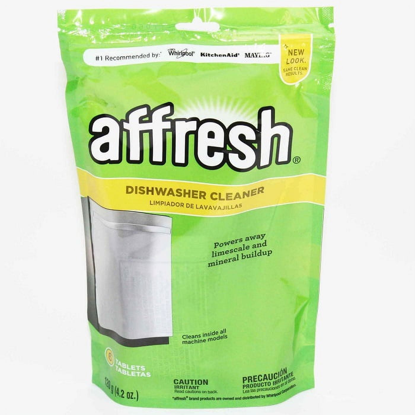Whirlpool W10282479 Affresh Dishwasher Cleaner-12 Count Jumbo Size Pack ...