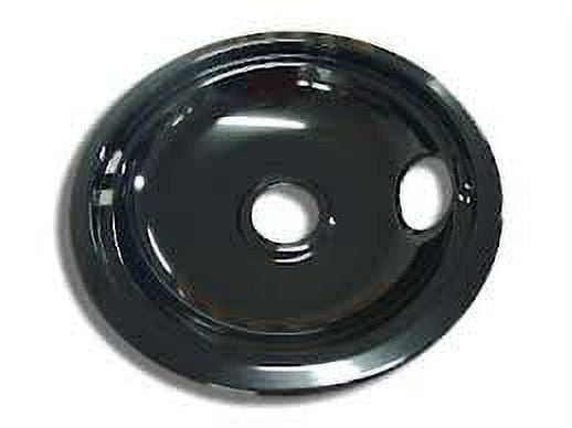 W10290350: DRIP PAN Black porcelain 8'' FOR Whirlpool RANGE - Walmart.com