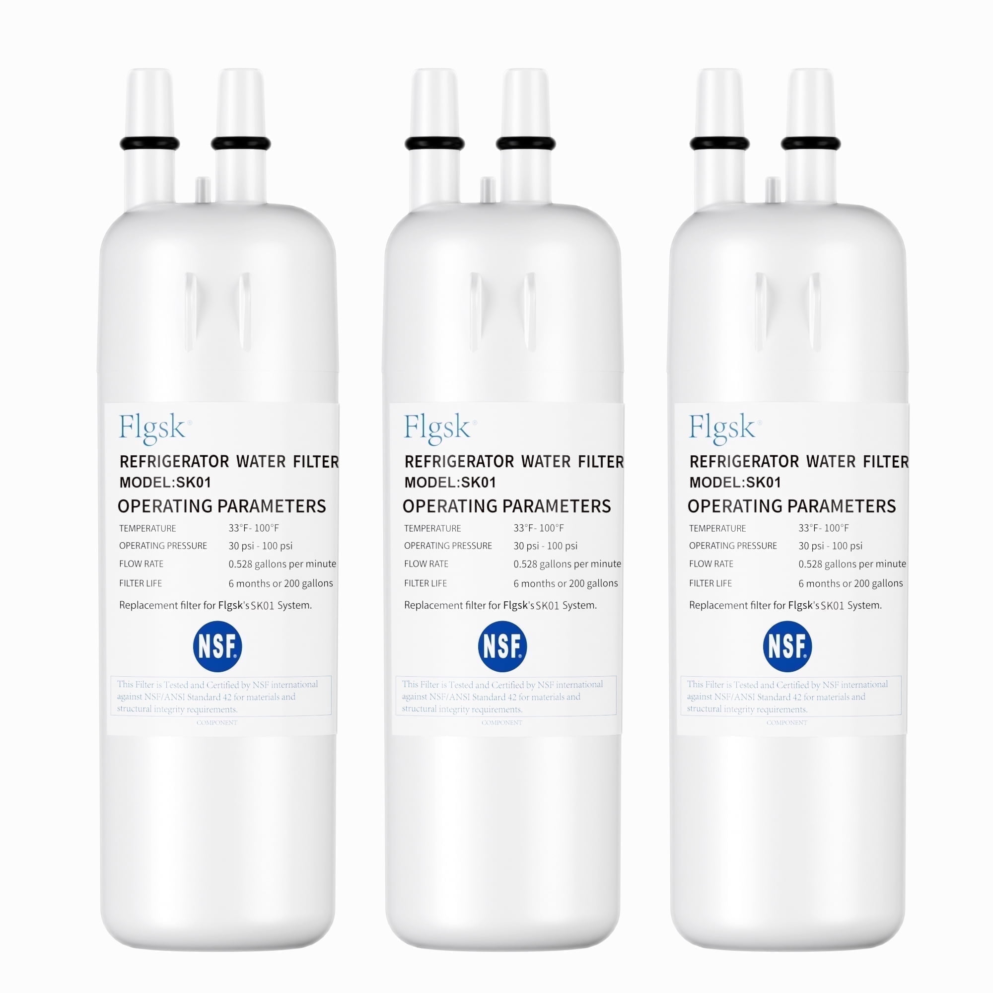 W10295370A refrigerator water filter replacement, Compatible with ...