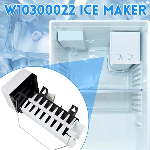 W10300022 WPW10300022 Ice Maker Assembly Replacement W10122556 ...