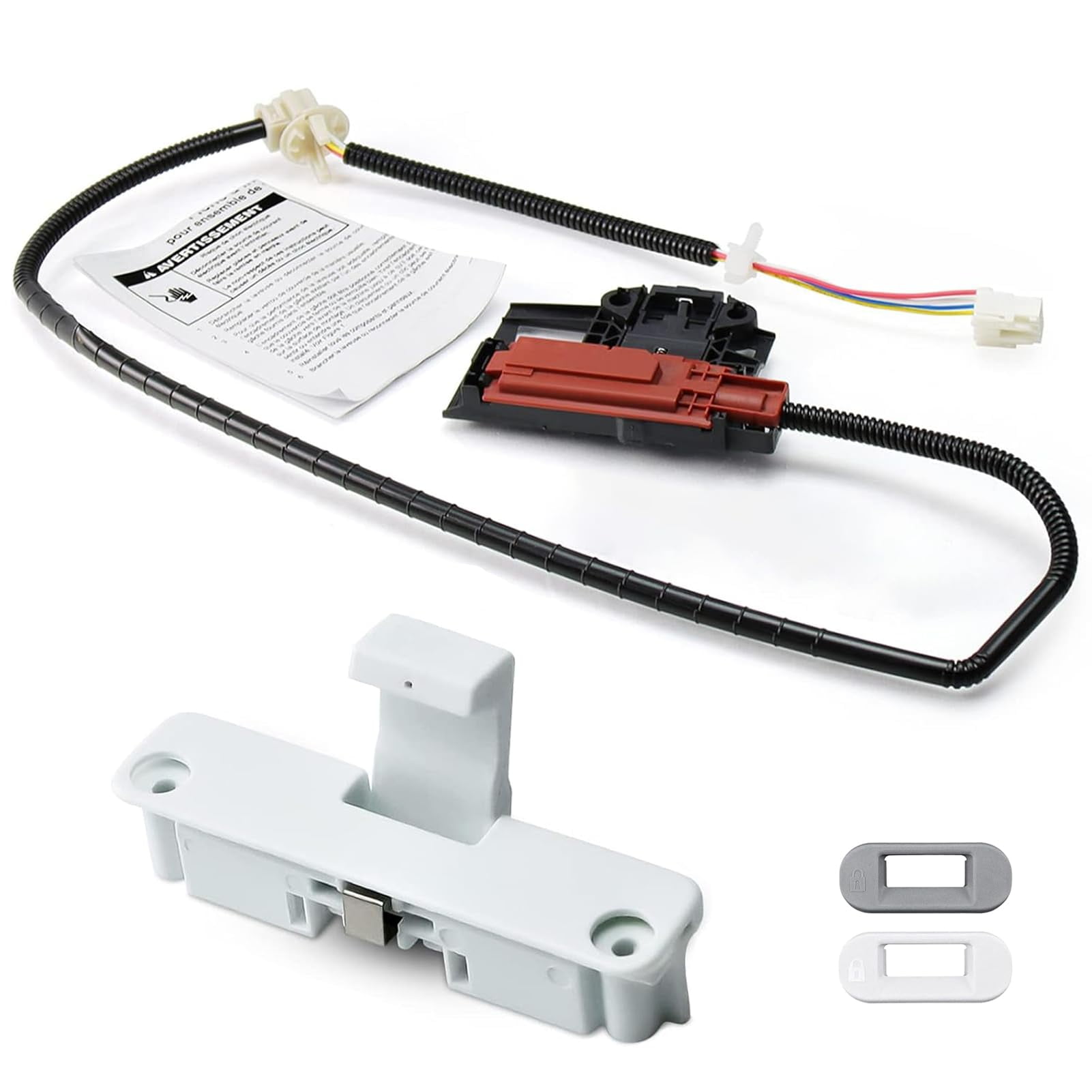 W10404050 W10238287 Washer Lid Lock Latch Switch Assembly W10240513 Lid ...