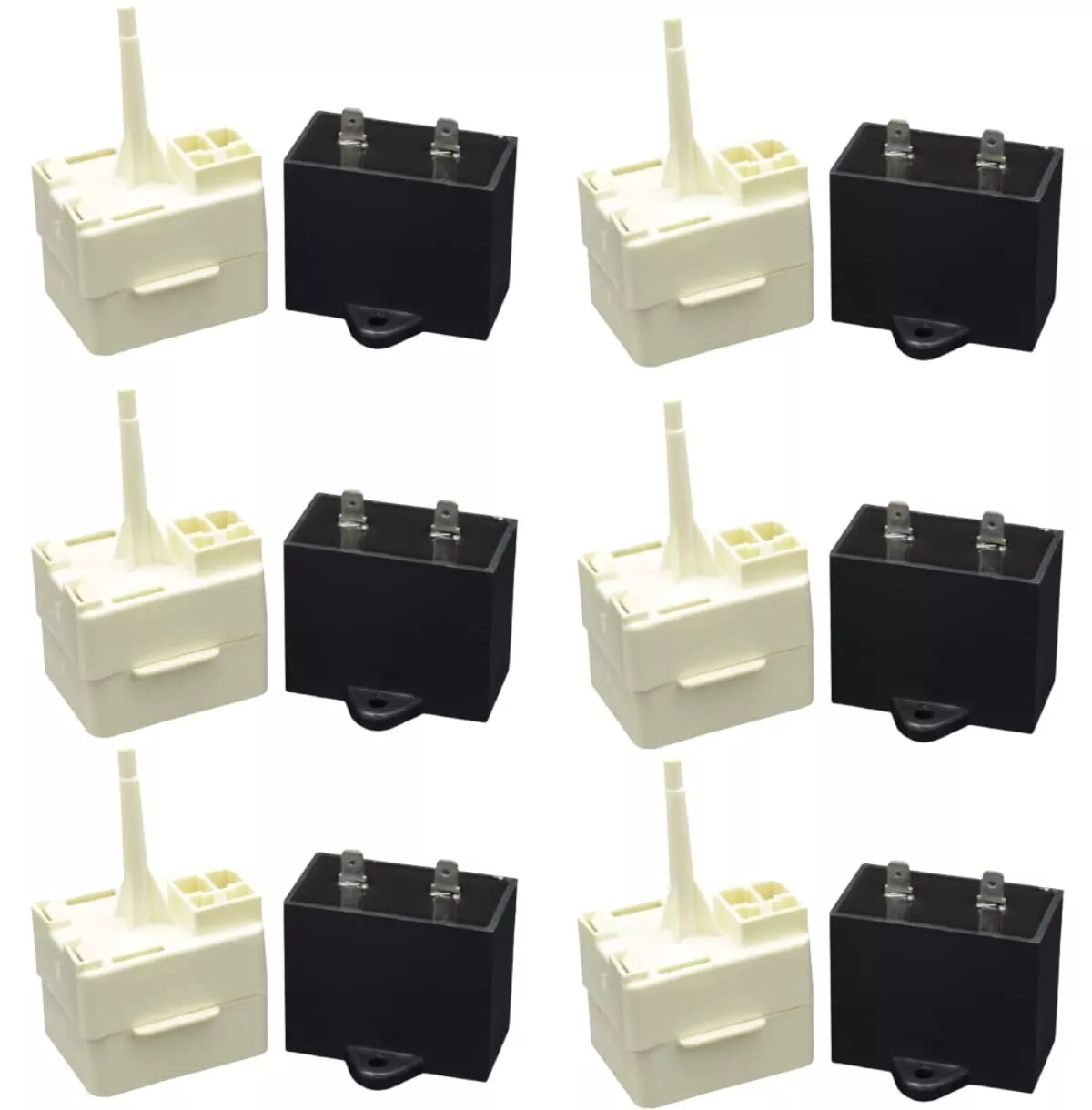 W10613606 Relay Overload Start Capacitor Refrigerator Whirlpool ...