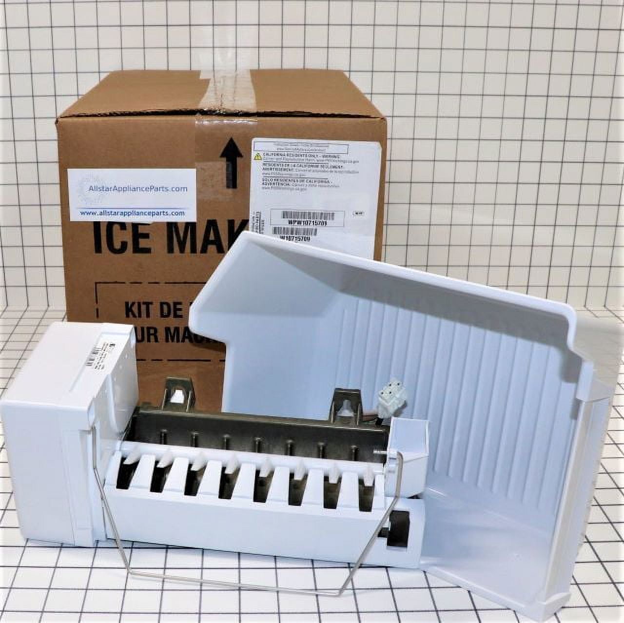 W10715709 FSP OEM Genuine Freezer, Refrigerator Ice Maker Assembly ...