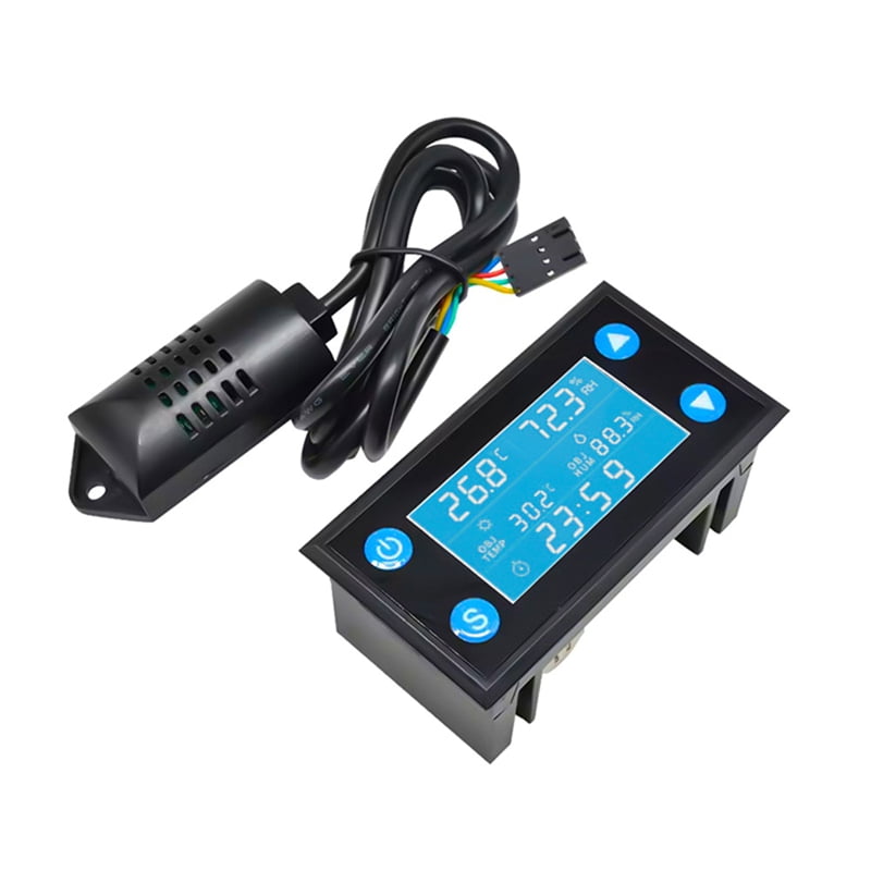 W1212 Digital Temperature Humidity Controller Timer SHT20 Sensor Probe for Incubator Aquarium ...