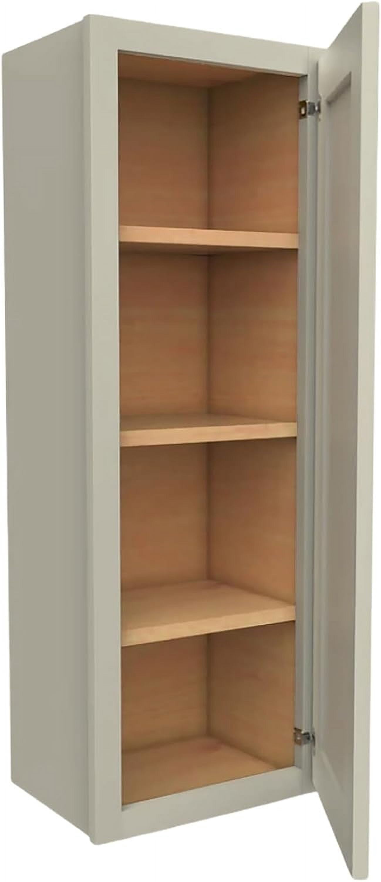 W1242 Ready to Ship Cabinet Plywood Soft Edge 1 Door 3 Shelf Kitchen ...