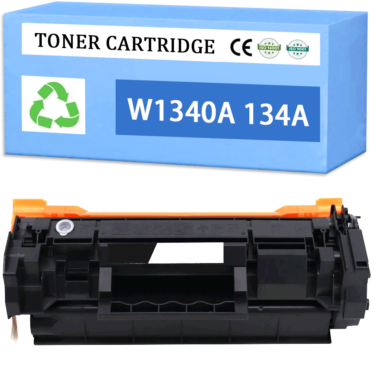 W1340A 134A Toner Cartridge with chip 1100 pages, 134 W134A 1340A Toner ...