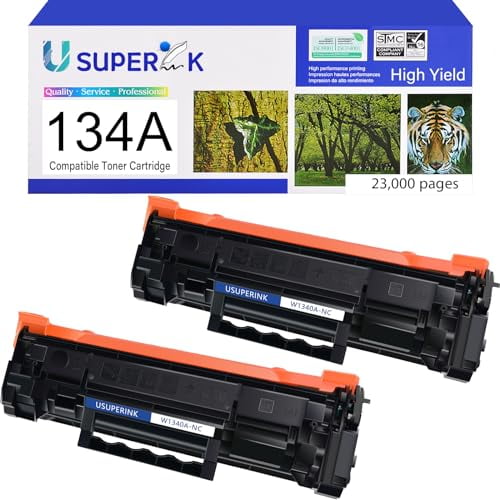 W1340A Compatible Toner Cartridge Replacement for HP 134A Black Toner Cartridge use for Laser ...