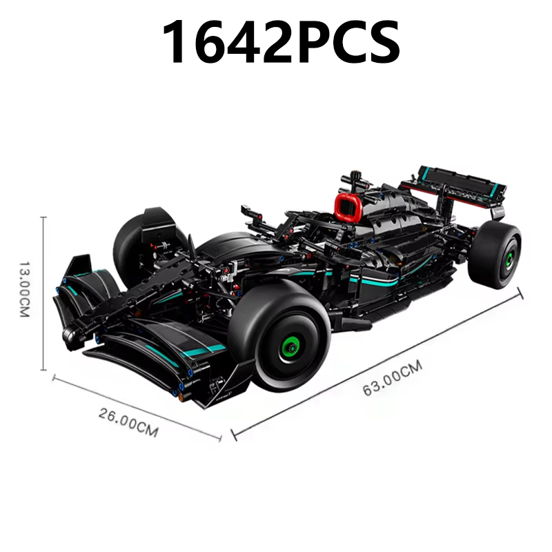 W14 E 455/1432/1642Pcs Replica Race Car Model Building Kit F1 Sport Car ...
