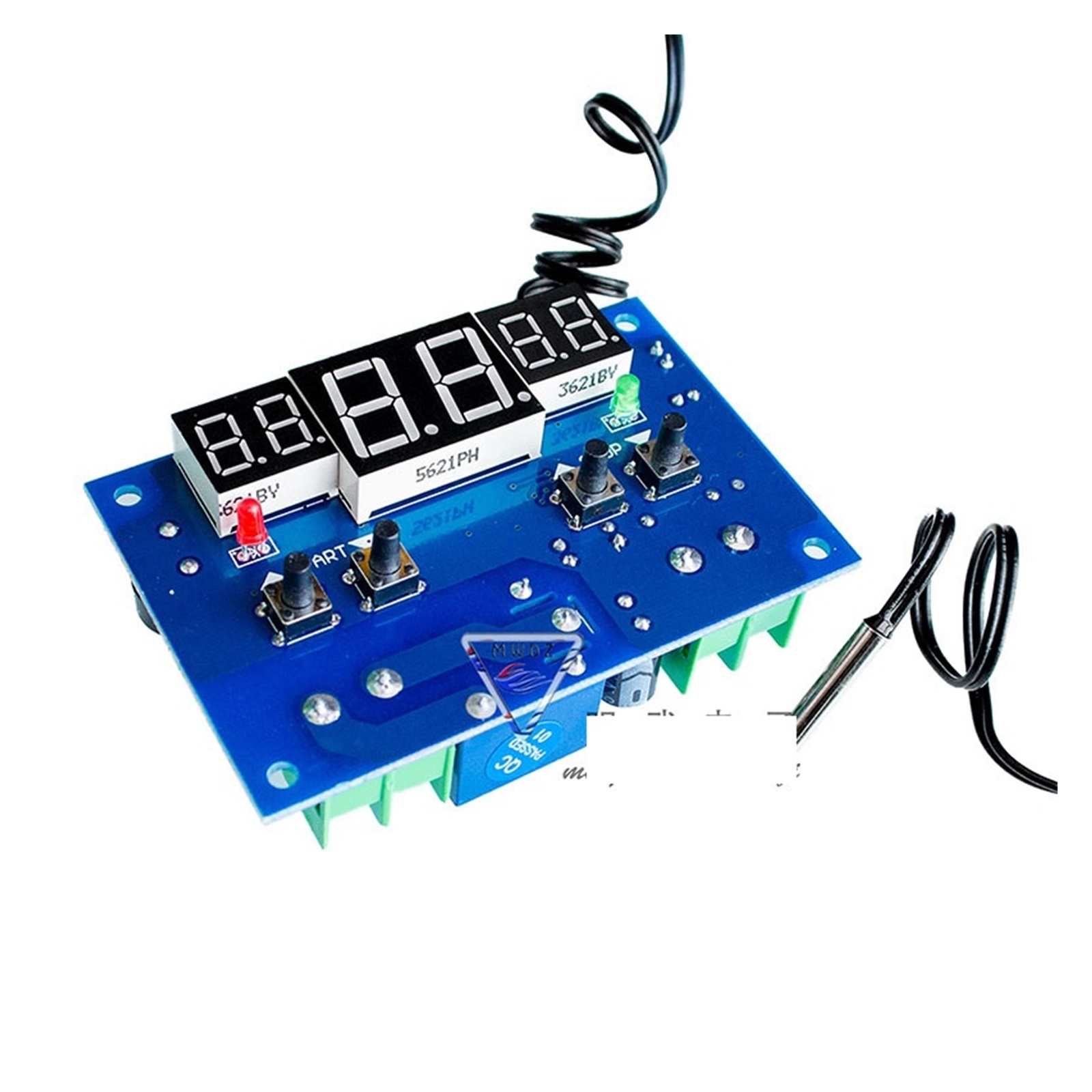 W1401 12V Temperature Controller Detect With Sensor Three Window Synchronous ,LED Display ...