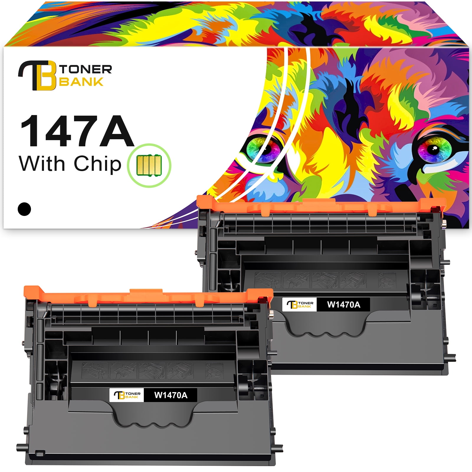 W1470A 147A Black Toner Cartridge With Chip Compatible for HP 147A 147X ...