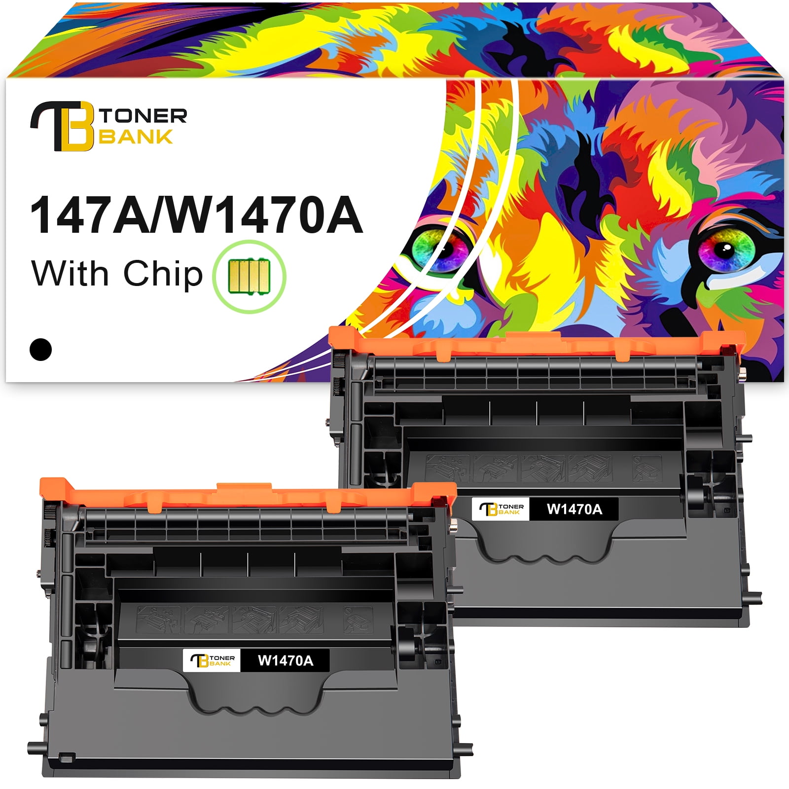 W1470A 147A Black Toner Cartridge With Chip Compatible for HP 147A 147X ...