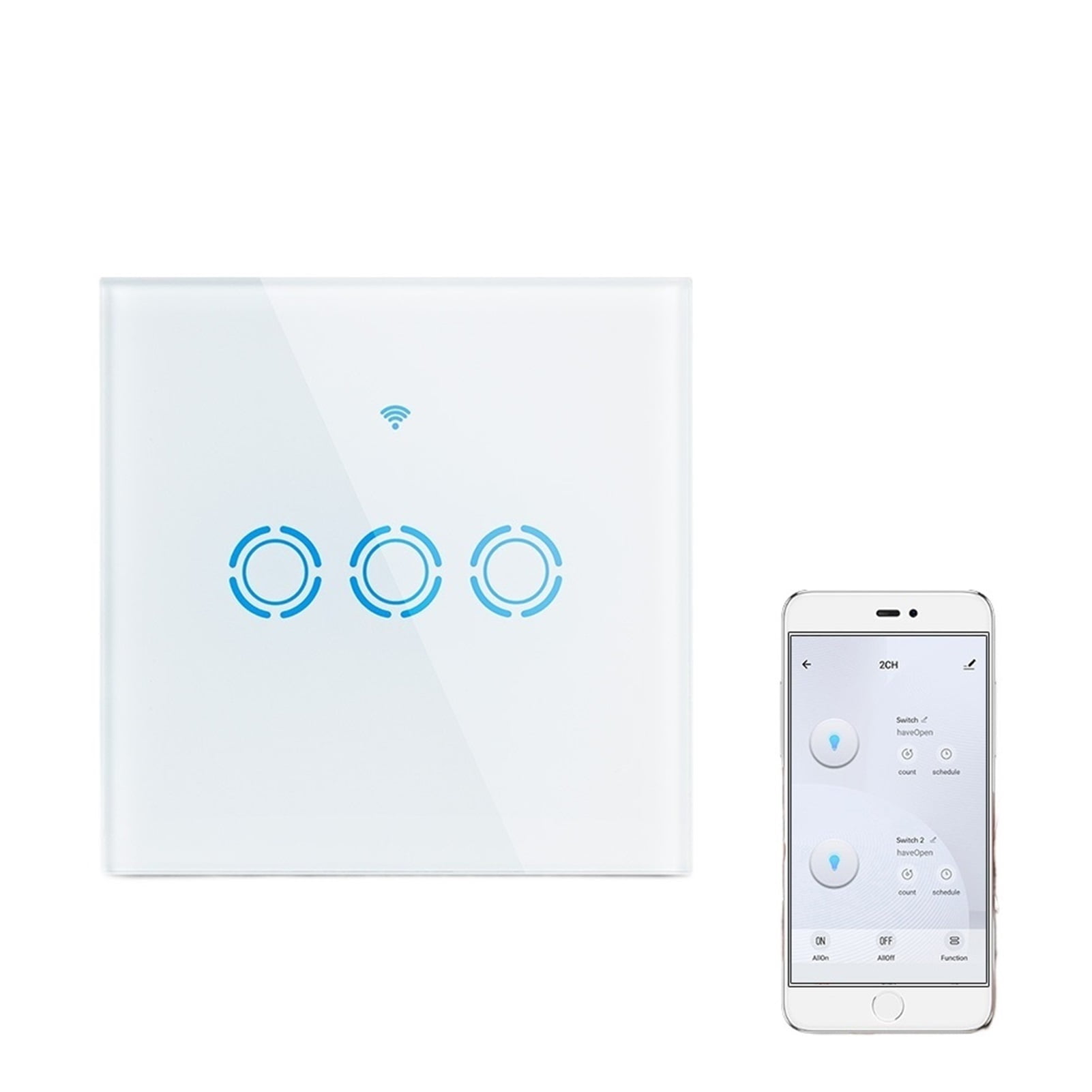 W181 Control Panel Tuya WIFI GSM Home Burglar Security Alarm System ...
