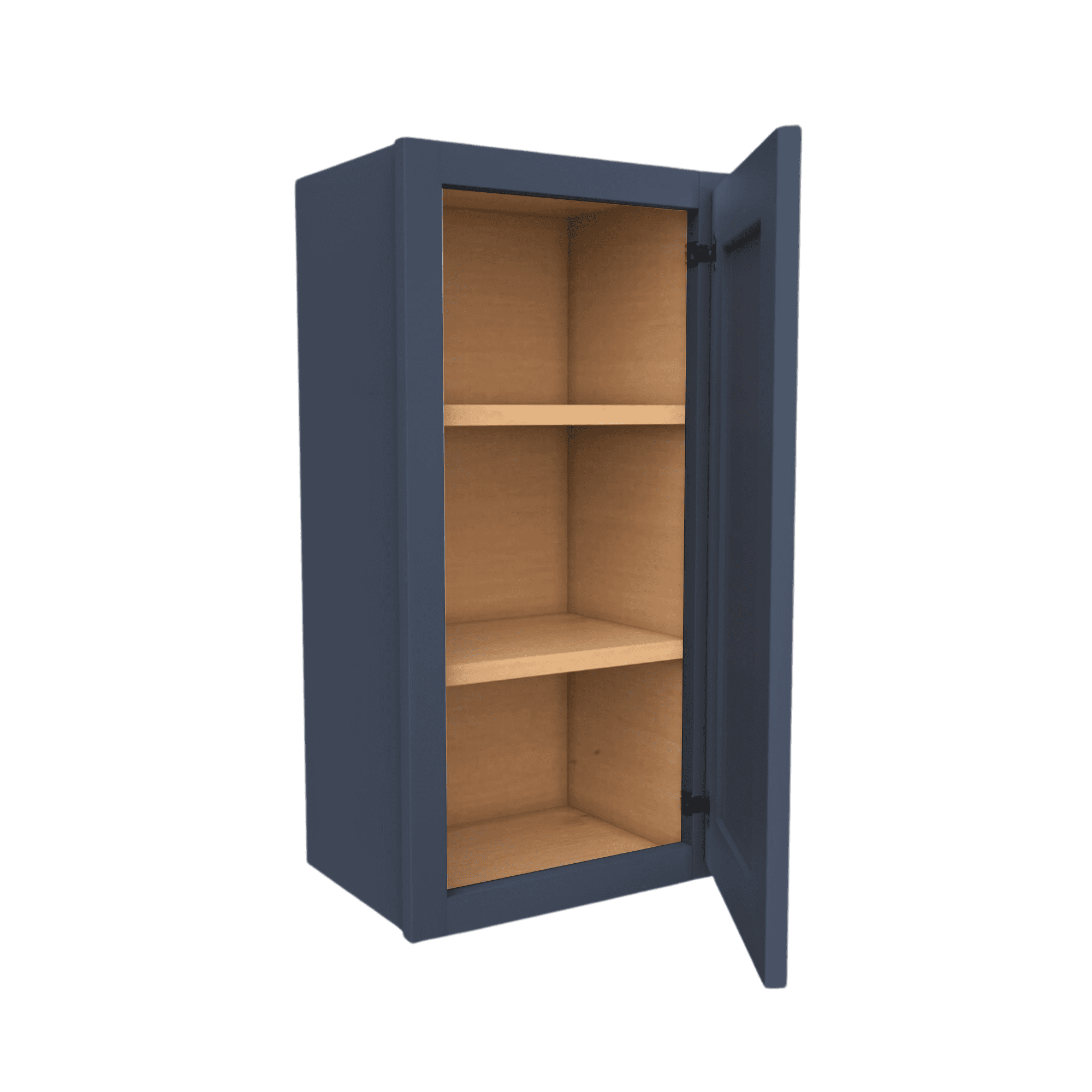 W1836 Ready to Ship Cabinet Plywood Soft Edge 1 Door 2 Shelf Kitchen Wall Cabinet, Wall Mounted ...