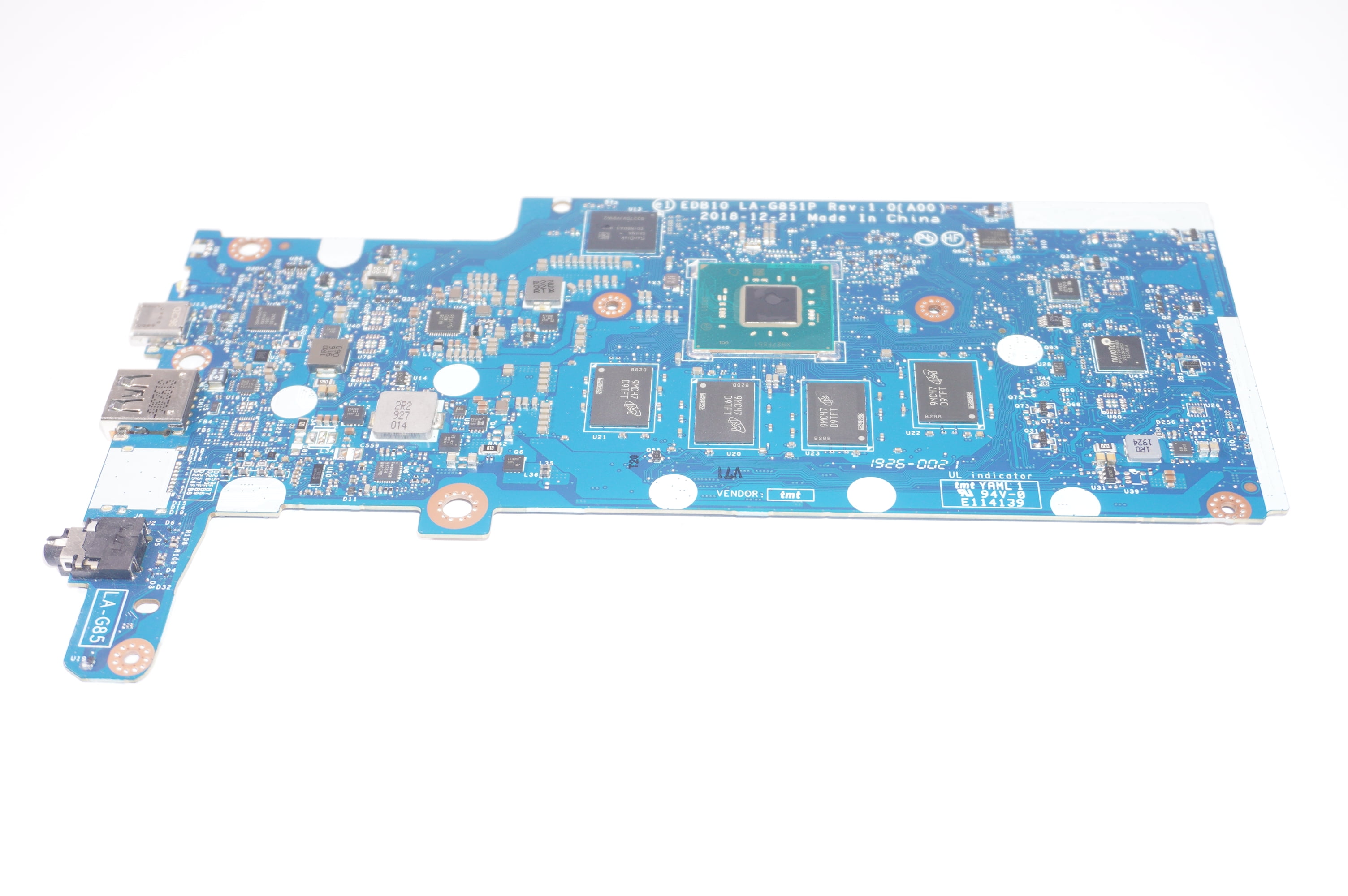 W1C7C Dell Intel Celeron N4000 4GB 32GB Motherboard CHROMEBOOK 3100 ...
