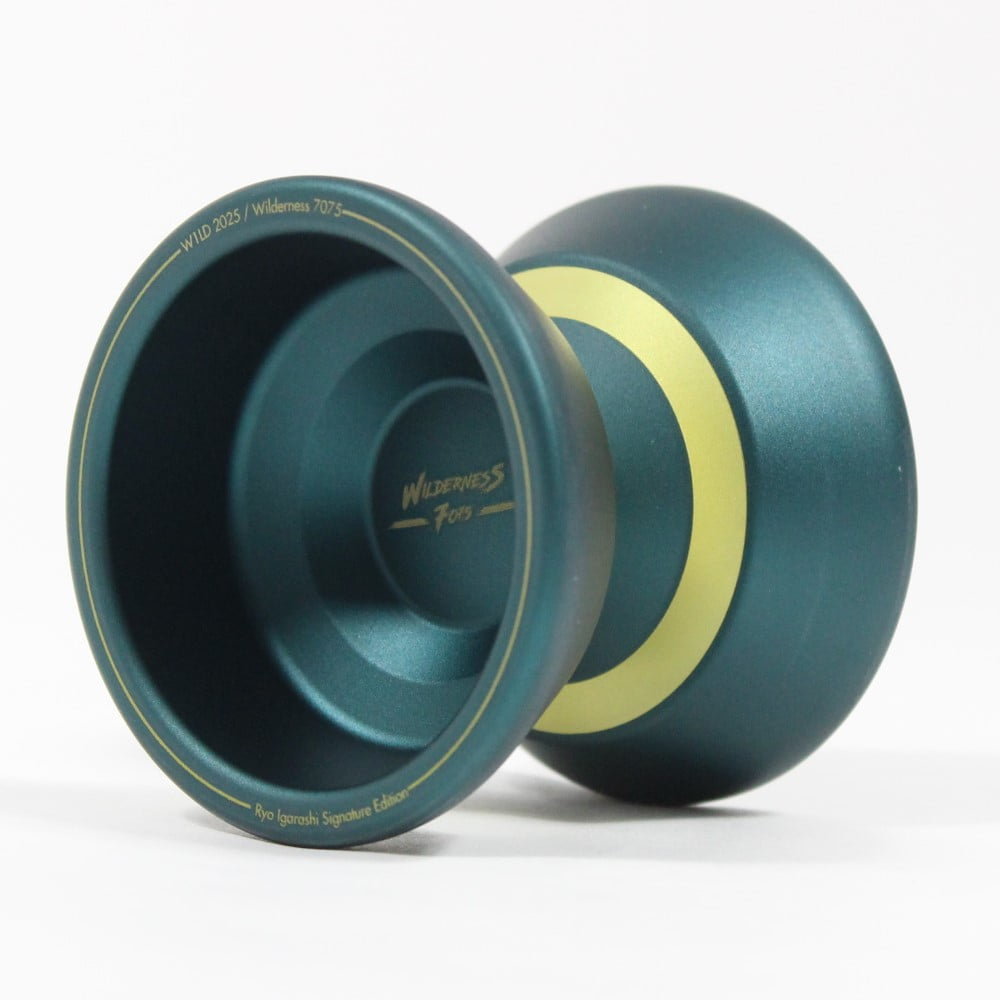 W1LD (Worldwide 1nnovative Leading Design) Wilderness 7075 Yo-Yo - Wide YoYo (Teal/Gold (Ryo ...