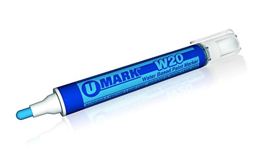 W20 Water Based Paint Marker Blue (Pack of 12) 10852 - Walmart.com