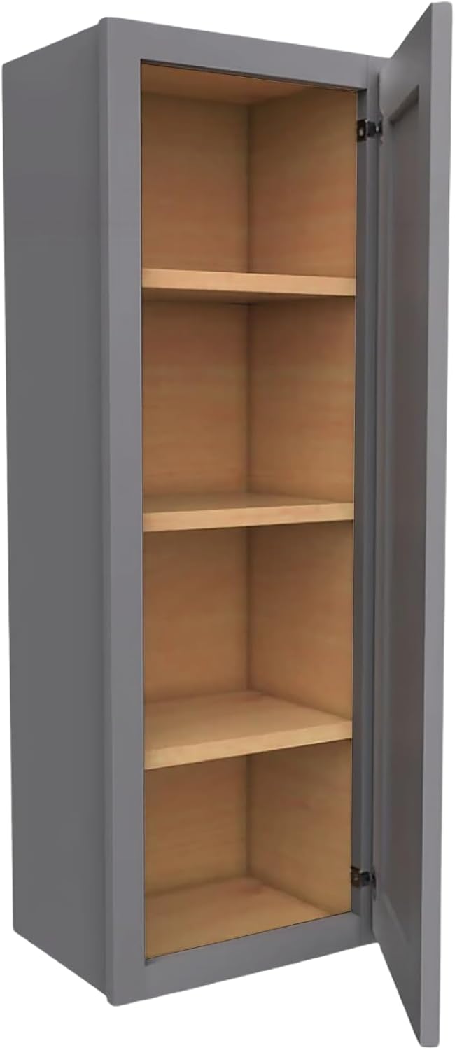 W2142 Ready to Ship Cabinet Plywood Soft Edge 1 Door 3 Shelf Kitchen ...