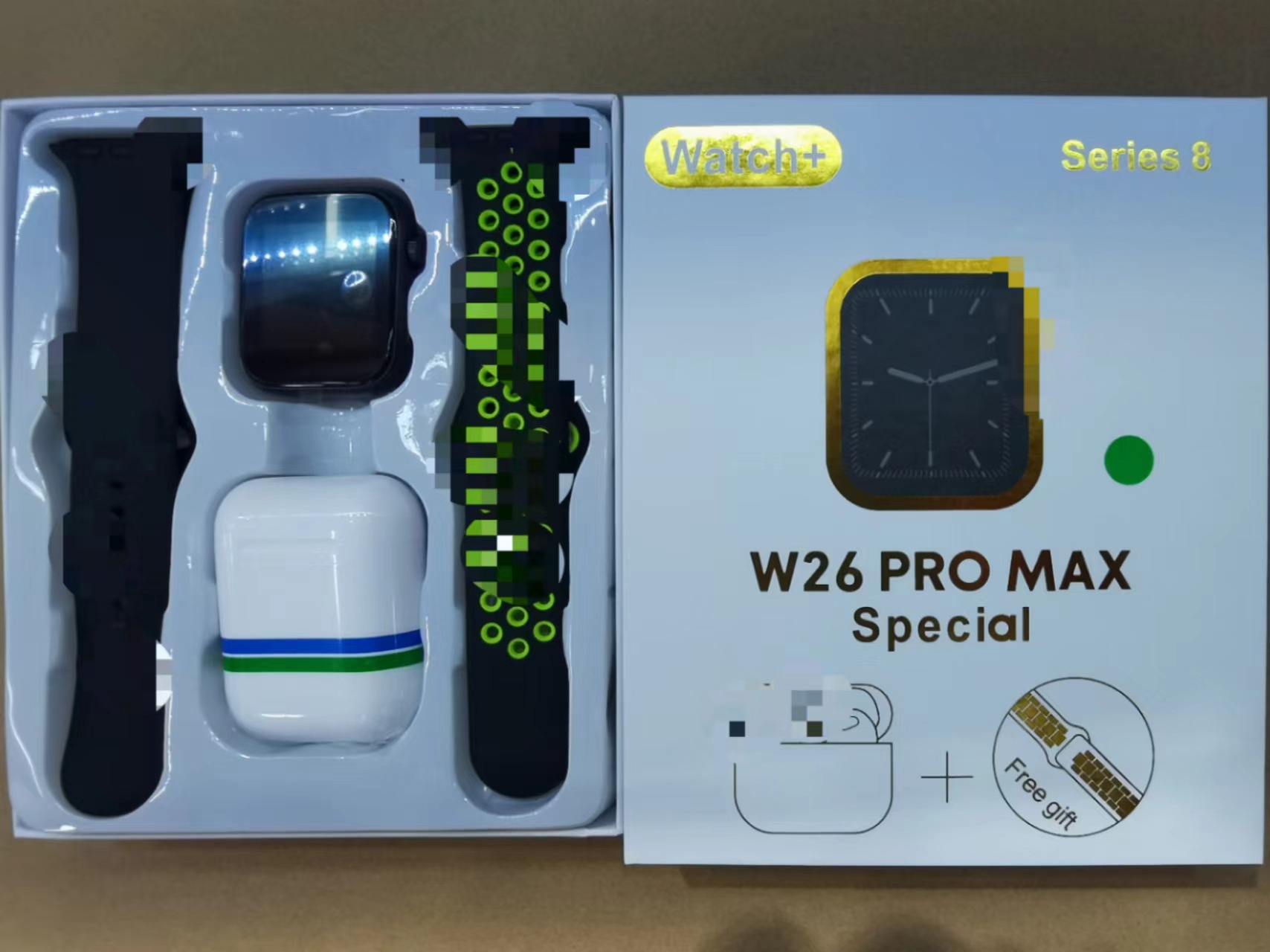 W26 Promax smart watch wireless headset two-in-one combination suit ...