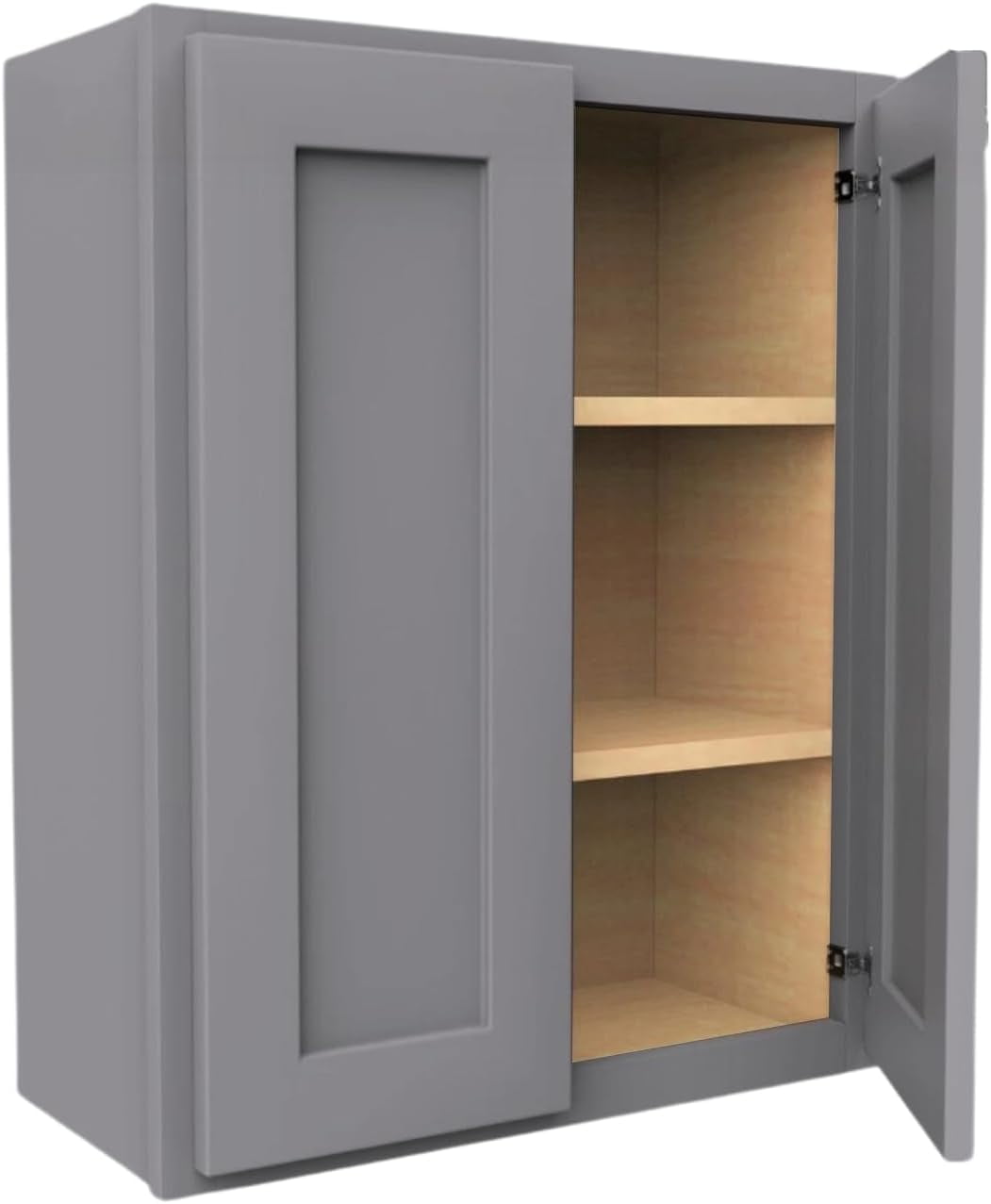 W3036 Ready to Ship Cabinet Plywood Soft Edge 2 Door 2 Shelf Kitchen ...