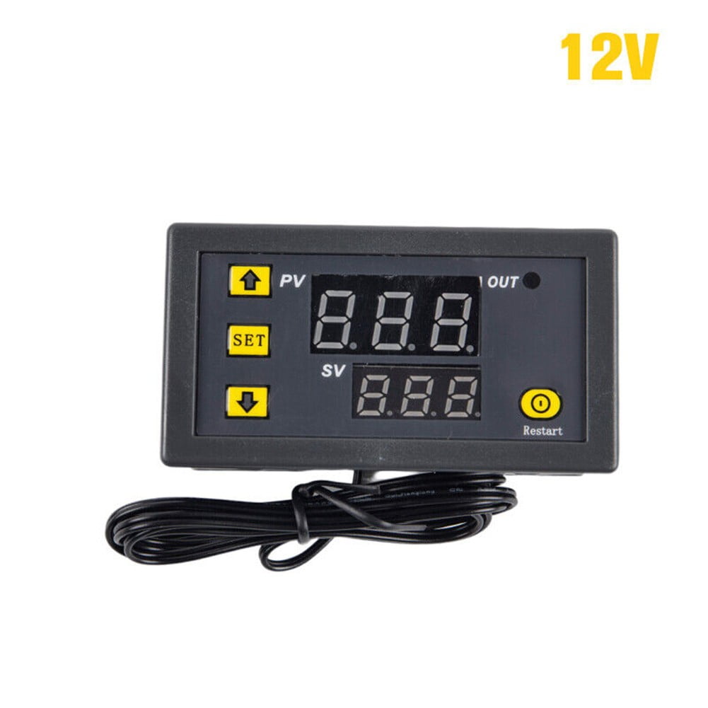 W3230 Digital Temperature Controller 12V 24V 220V Thermostat Regula ...