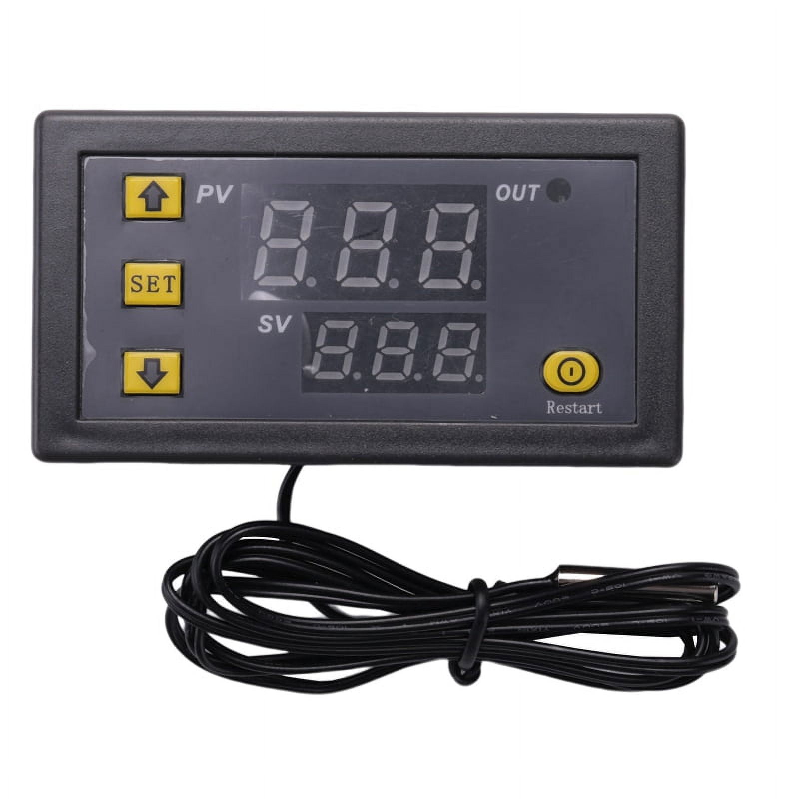 W3230 Probe Line 20A Digital Temperature Control LED Display Thermostat Heat/Cooling Control ...